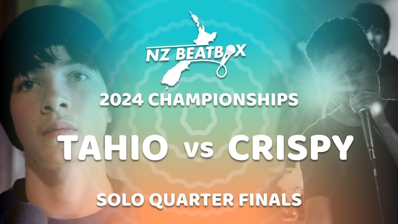 TAHIO vs CRISPY | Solo Top 8 | New Zealand Beatbox Championships 2024 ...