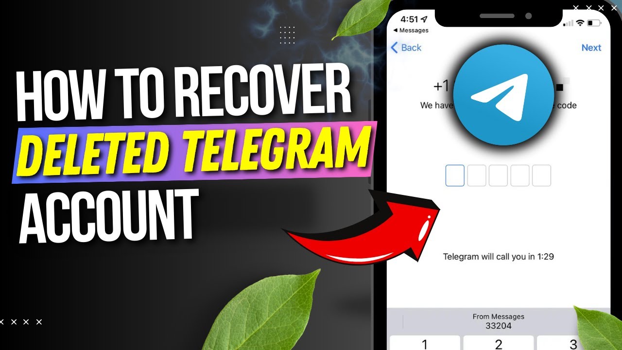 How to Recover DELETED TELEGRAM Account - YouTube