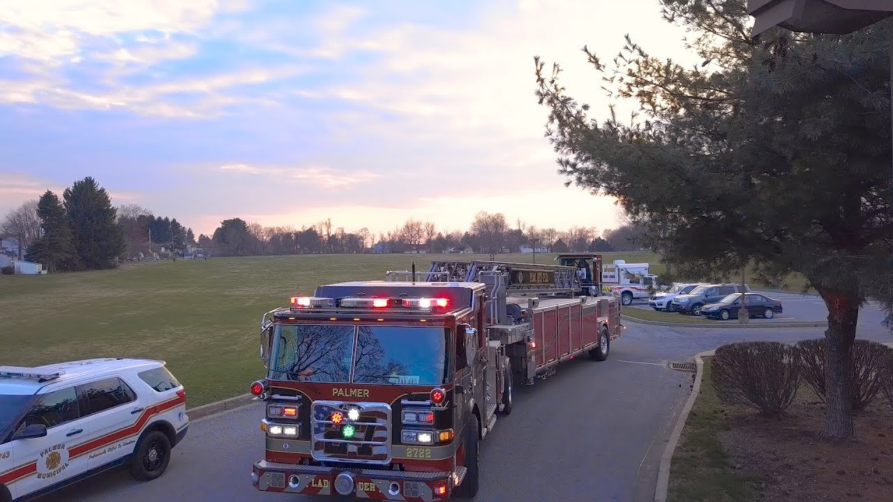 Palmer Municipal Fire Department Receives New Trucks - YouTube
