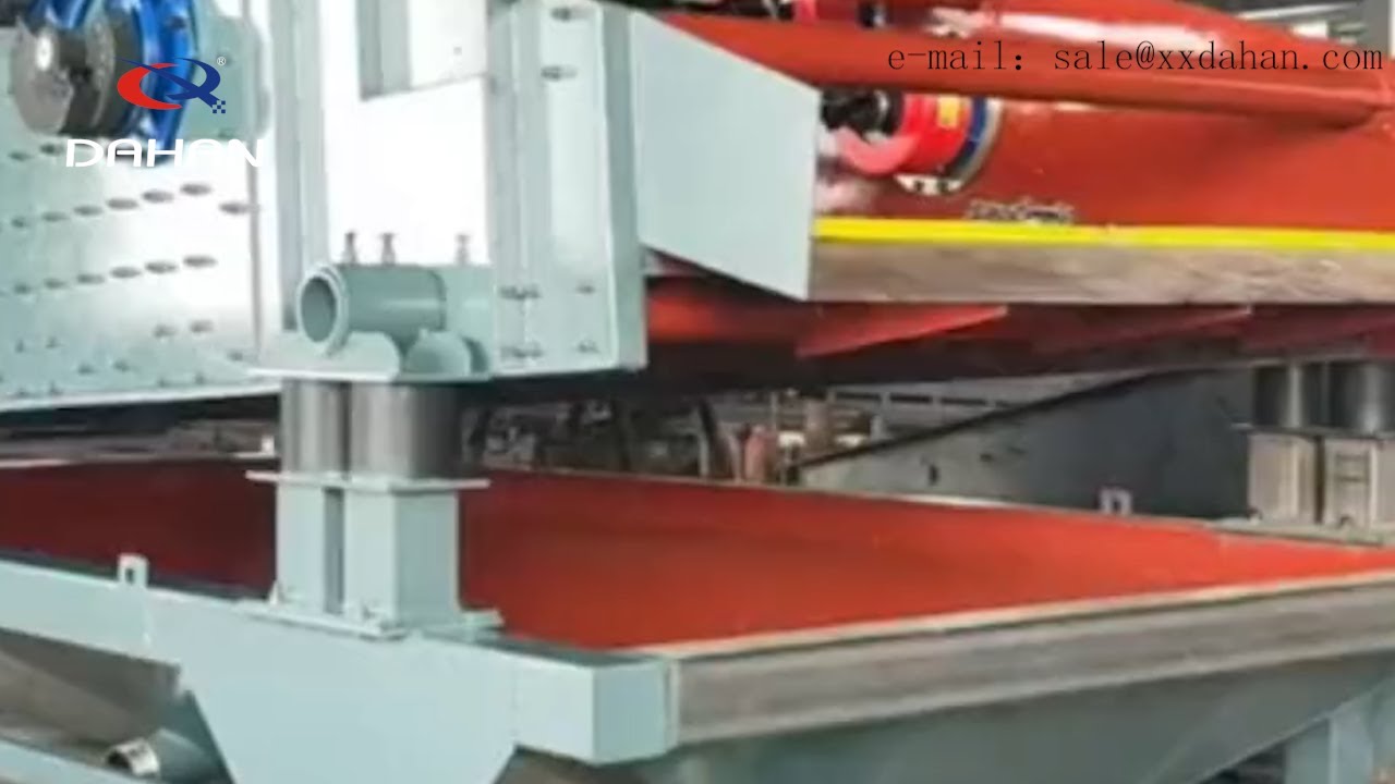 Dehydration Screen Double Deck Vibrating Screen - YouTube