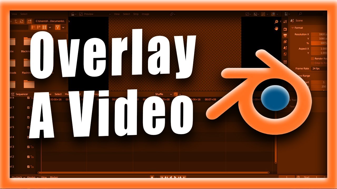 Blender Tutorial How Can I Overlay A Video In Blender Video Editor blender-tutorial-how-can-i-overlay-a-video-in-blender-video-editor