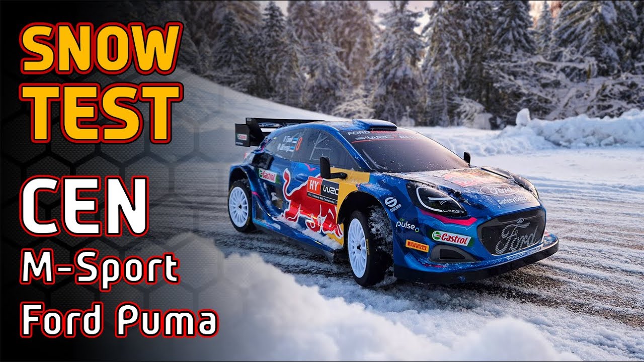 CEN Puma RC Rally Car, is it any good on snow? - YouTube