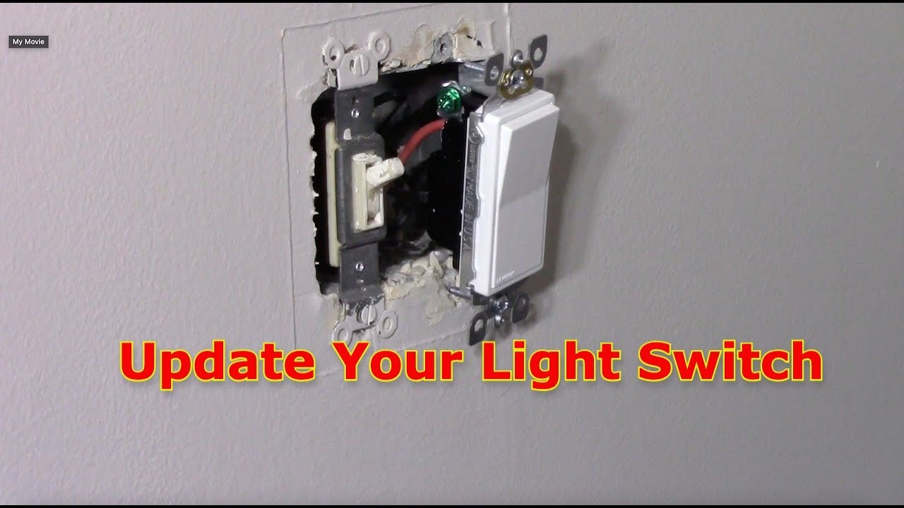 How To Replace A Light Switches - YouTube