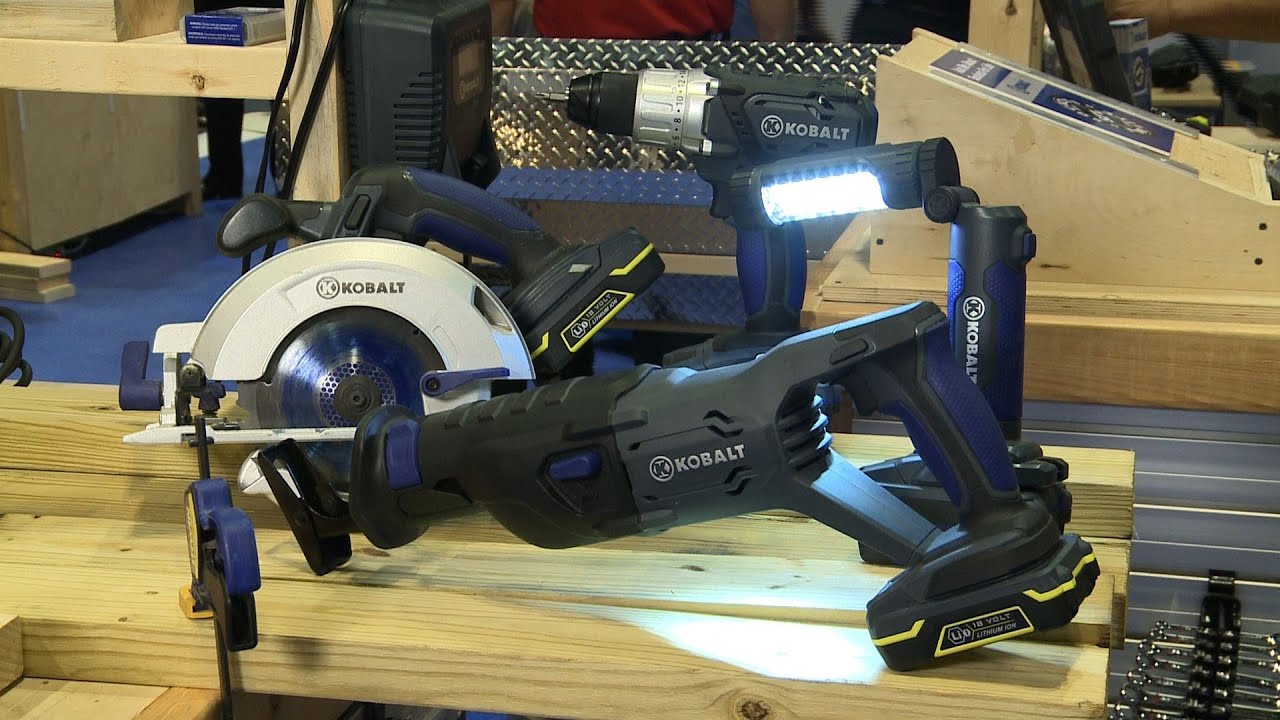 Lowe's new line of Kobalt cordless tools | Consumer Reports - YouTube
