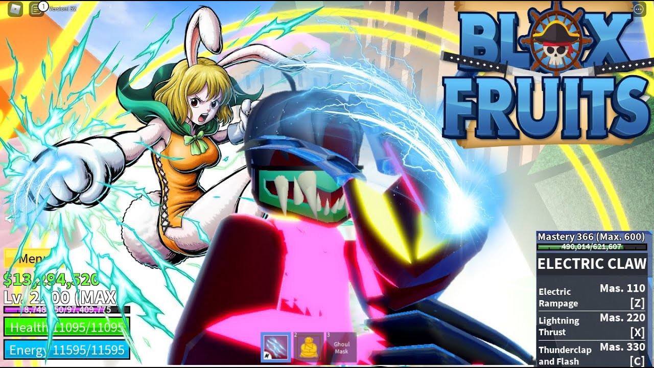 Electric Claw V2 Blox Fruit - Roblox - YouTube