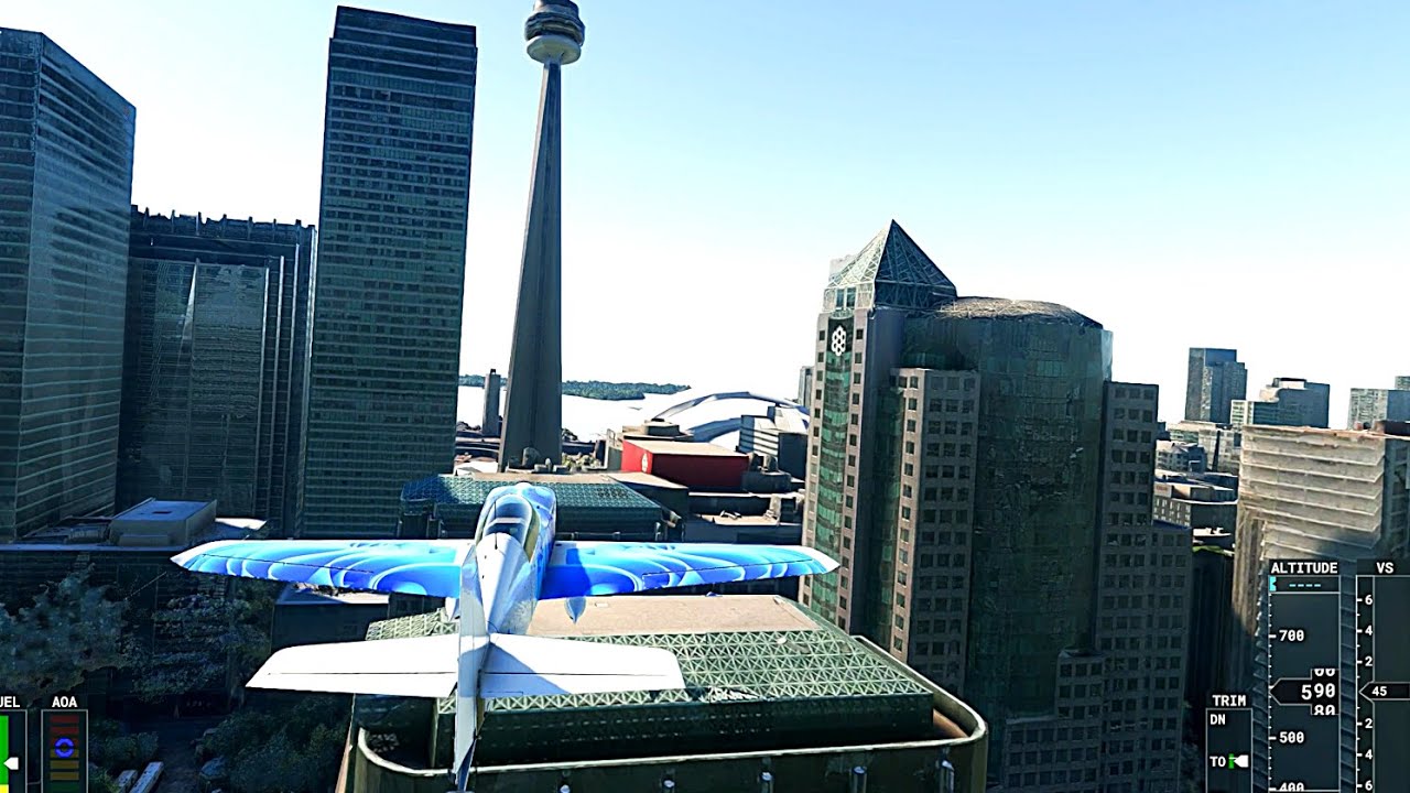 21-FLIGHT SIMULATOR. CITY-CENTRE-TORONTO. #flight #flights #simulator # ...