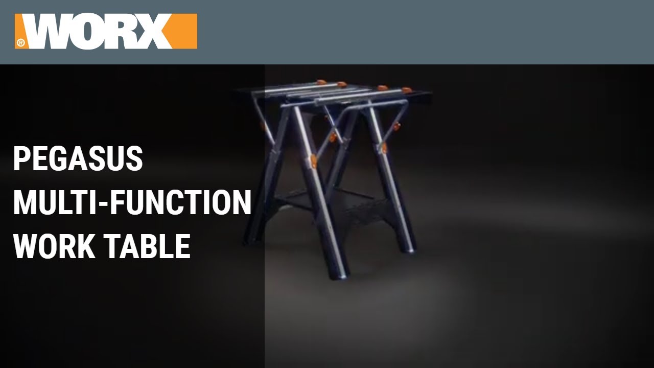 Worx® Pegasus™ Multi-Function Work Table - YouTube