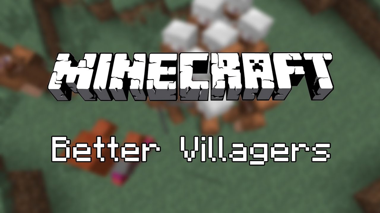 Mods : Villageois Améliorés! Better Villagers 1.6 - YouTube