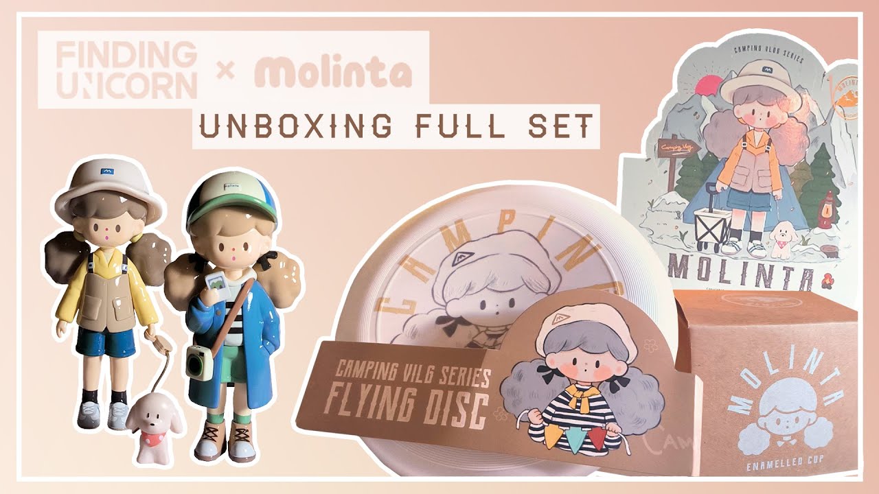 FINDING UNICORN x MOLINTA | Camping Blog Series (UNBOXING BLIND BOXES ...