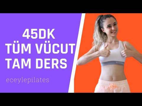 45 DK TAM DERS İLE TÜM VÜCUT(En Etkili Pilates Sıkılaşma Hareketleri)