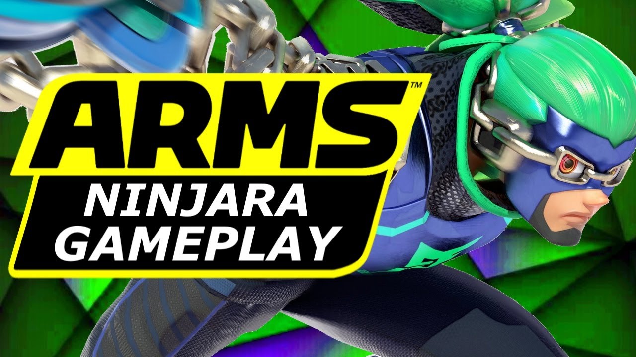 NINJARA Gameplay Footage - ARMS Global Testpunch - YouTube