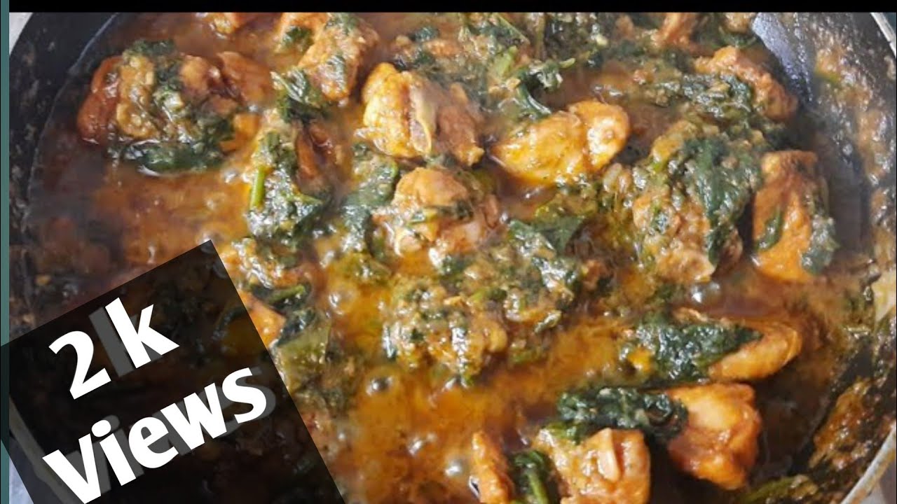 ఎప్పుడు ఓకే రకంగా కాకుండా ఒక్కసారి ఇలా #palakchicken#palakura#chicken# ...