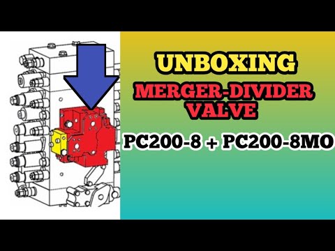 Cara Kerja Merger-divider valve PC200-8 dan PC200-8MO Excavator komatsu ...