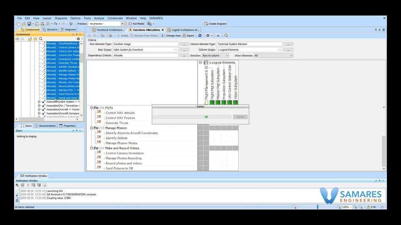 Coupling optimization of logical architecture using genetic algorithm ...