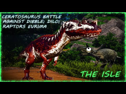 The Isle Evrima Cerato FIGHTING Dibble / Raptors! #theisle 🦖 - YouTube