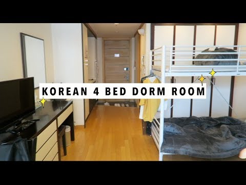 KOREAN 4 BED DORM ROOM! / LEXIS KOREA