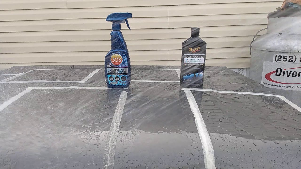 Meguiar's ultimate liquid wax vs 303 garphene nano spray coating 6 car ...