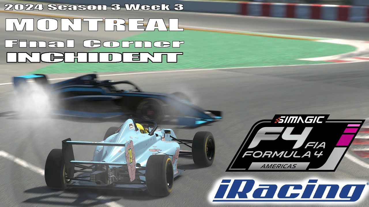 iRacing FIA F4 Americas Wk3 Montreal - YouTube