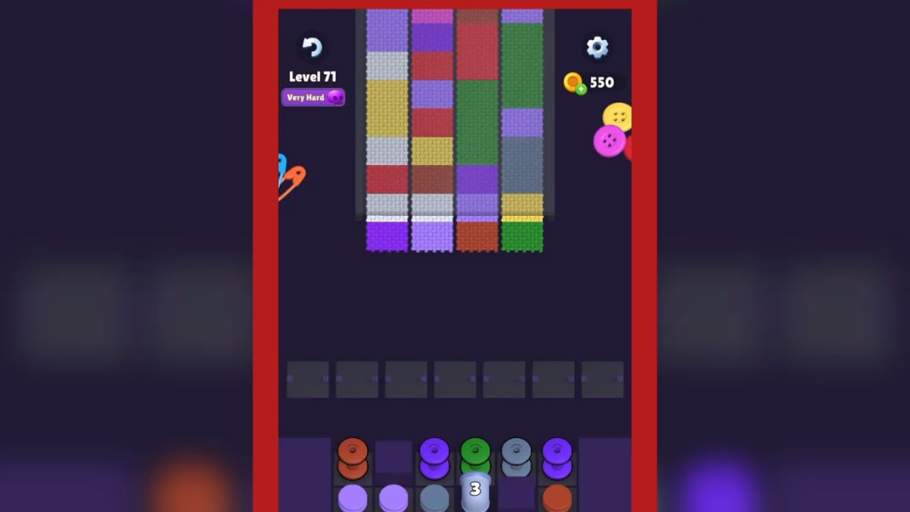KNIT OUT – LEVEL 71 – SOLUTION WALKTHROUGH - YouTube
