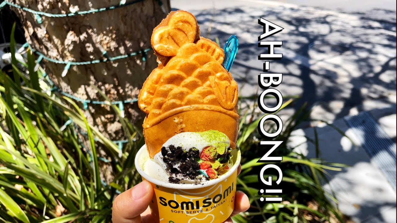 Chillin Eatin Korean Ice Cream, “Ah-Boong” - YouTube