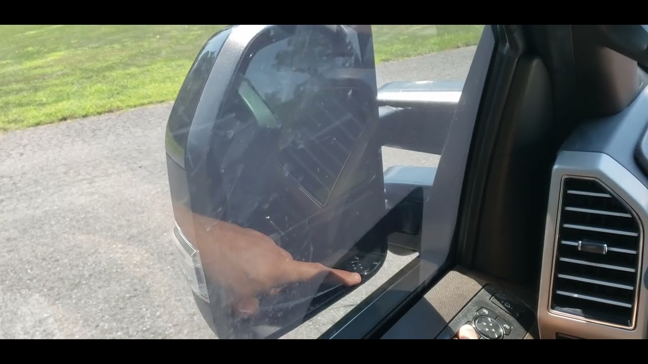 2021 F-250 side view mirror motor issue. - YouTube