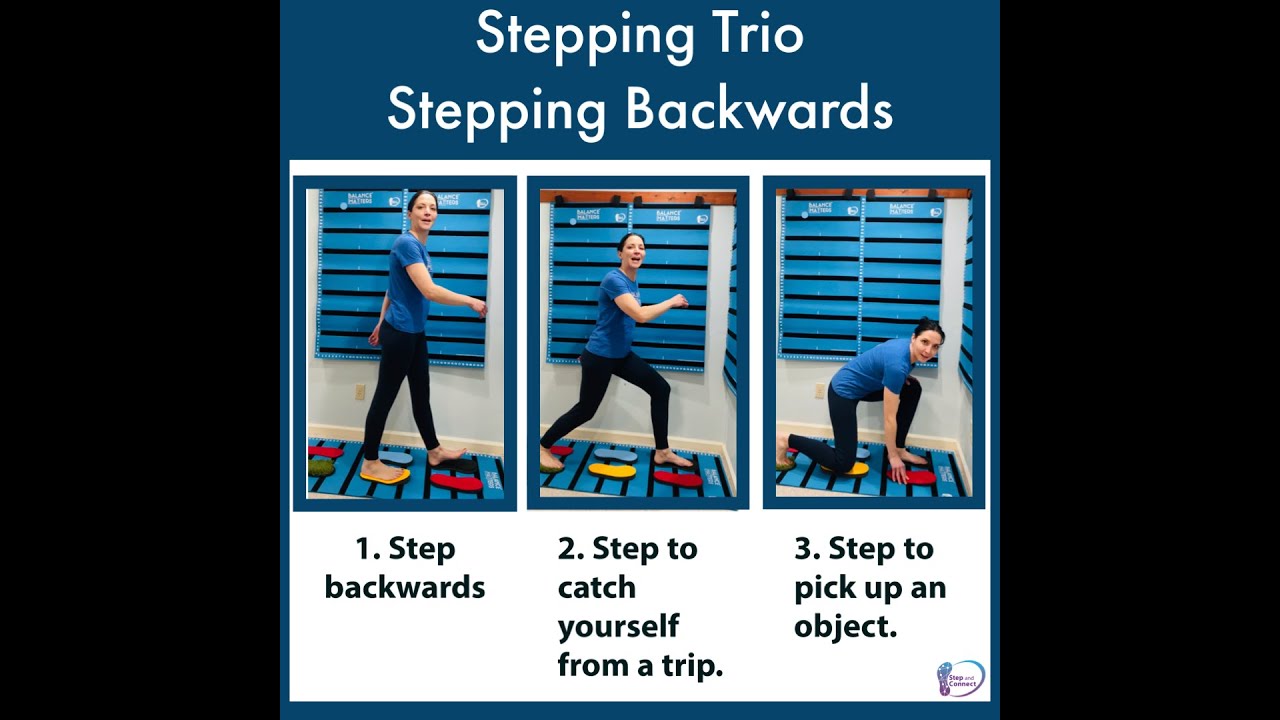 Stepping Trio- Stepping backwards - YouTube