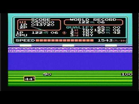 Javelin Throw World Record (127m 53) Track & Field Nes Nintendo - YouTube