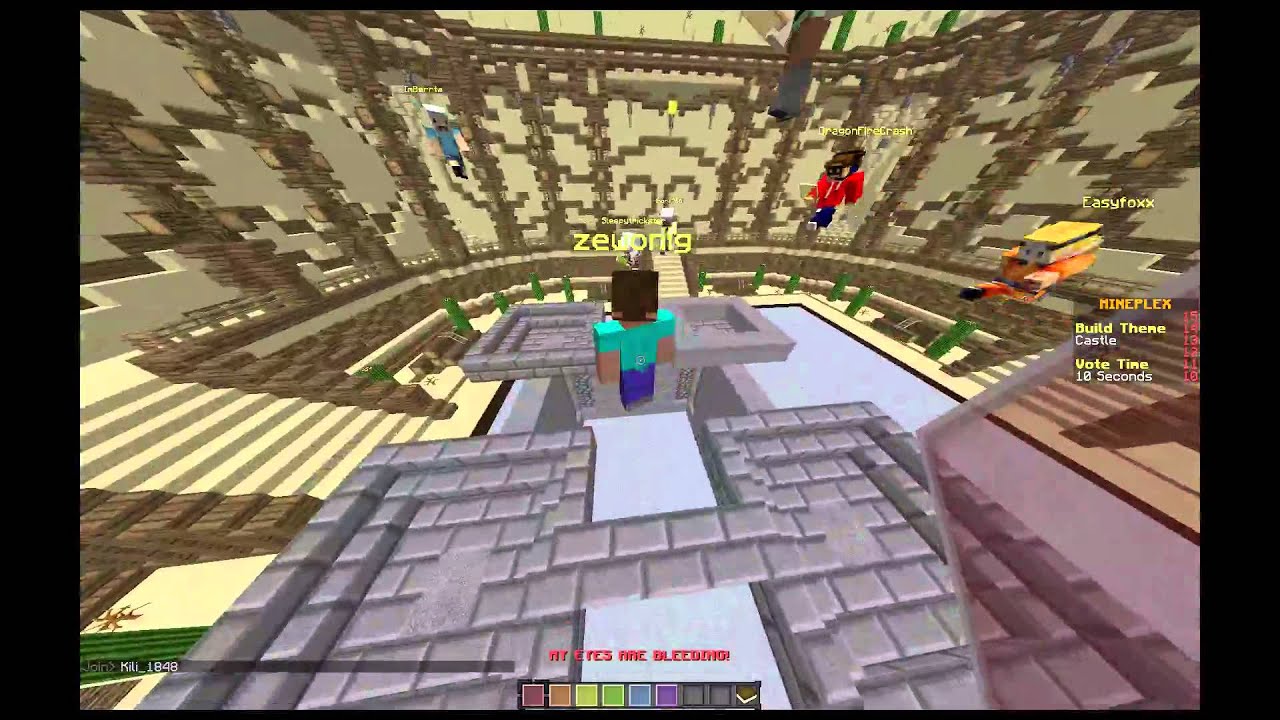 Minecraft Mineplex Build battle - I building horrible! - YouTube