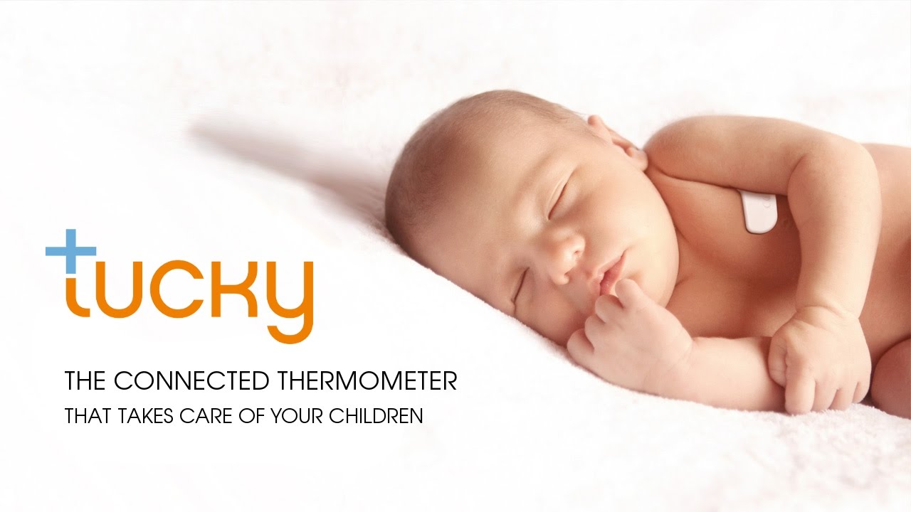 Tucky, connected thermometer for babies - YouTube
