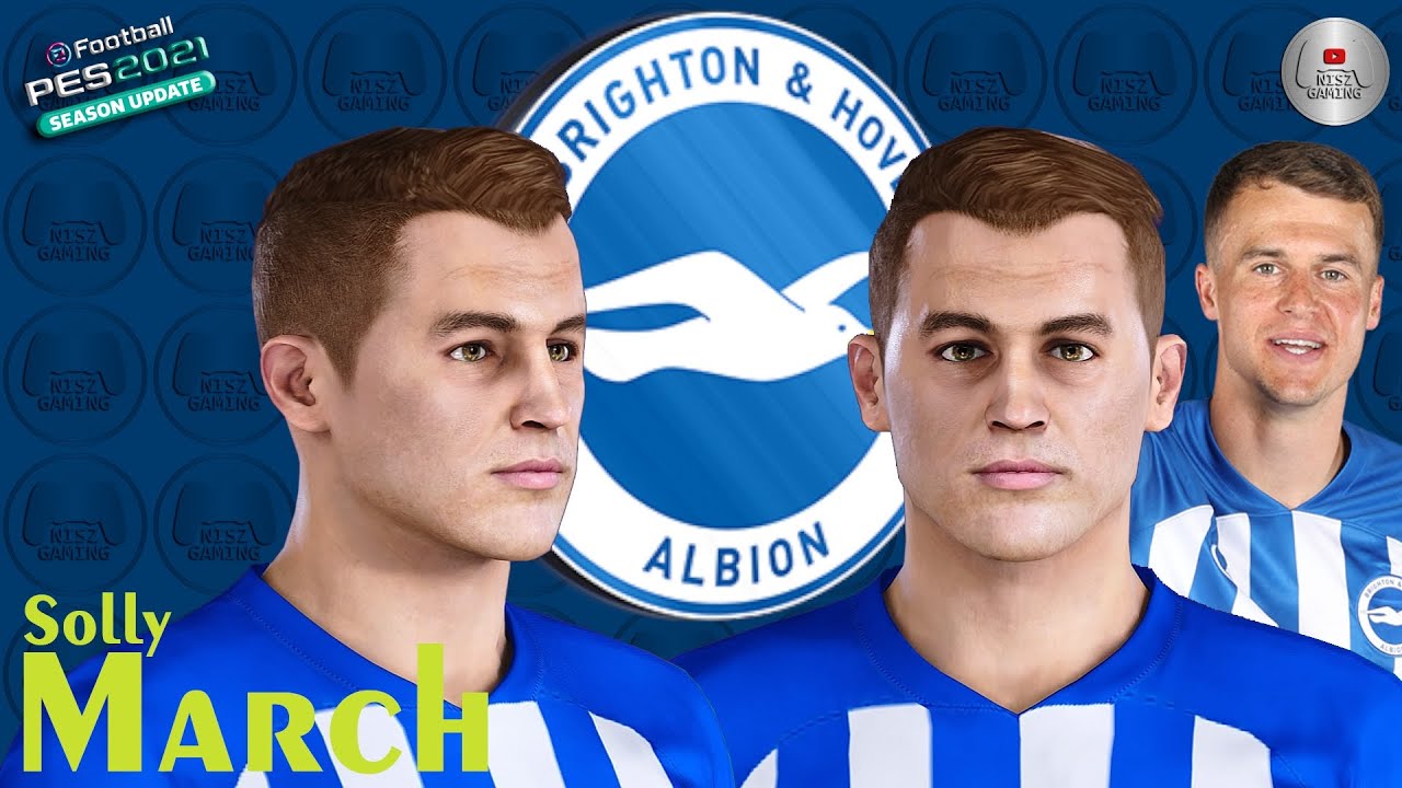 Solly March Face PES 2021 PES 2020 Brighton and Hove Albion | NISZ ...