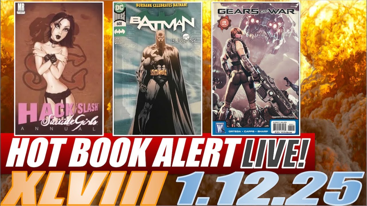 HOT BOOK ALERT LIVE! #48 🔥 COMICS FOR 01.12.25 - YouTube