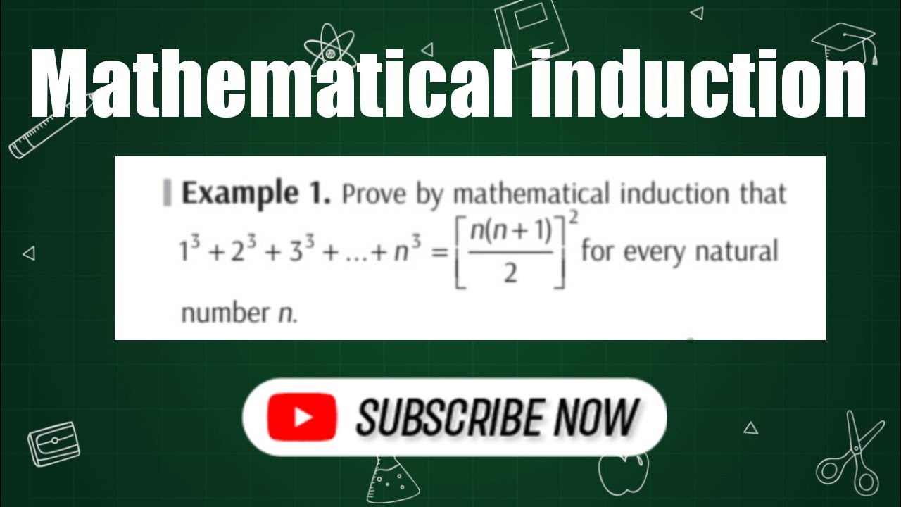 proof of Sum of cubes of first n natural numbers by mathematical induction - YouTube