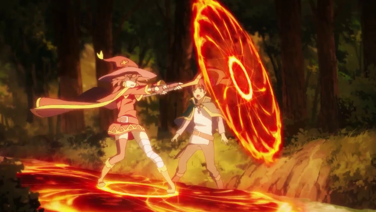 KonoSuba Megumin Explosion Green Screen - YouTube