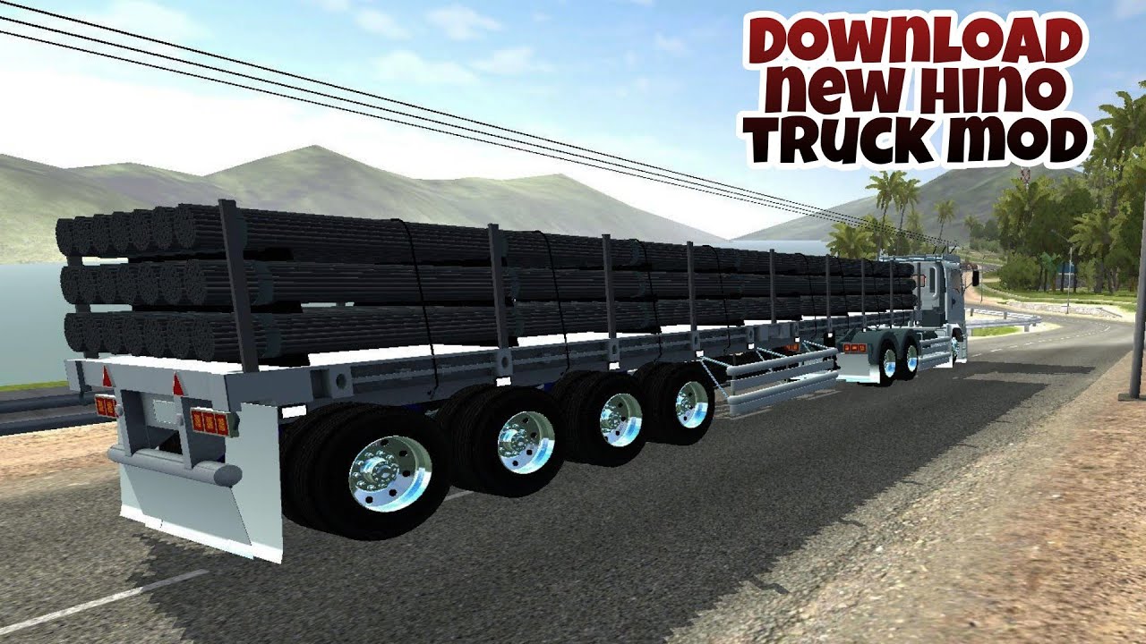Released Hino Truck Mod In Bus Simulator Indonesia - Bussid Bus Mod ...