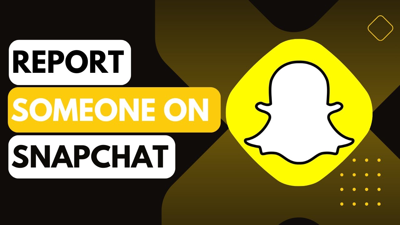 How to Report Someone on Snapchat ! - YouTube