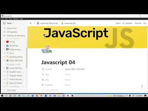 Lecture 01: Javascript Review - ES6 - YouTube