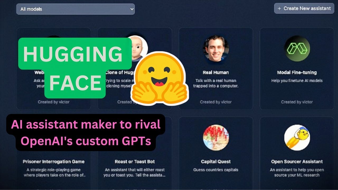 Hugging Face launches open source AI assistant maker to rival OpenAI's ...
