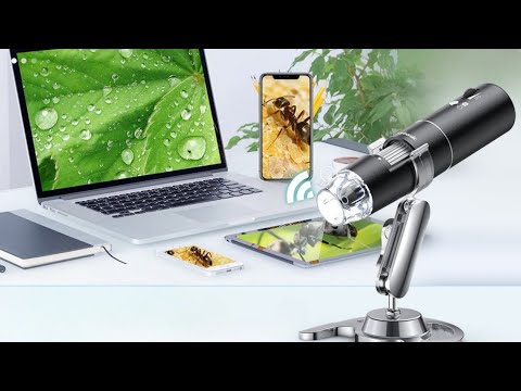 Skybasic Wireless Digital Microscope 🔍 | 50X-1000X WiFi Zoom for iPhone ...