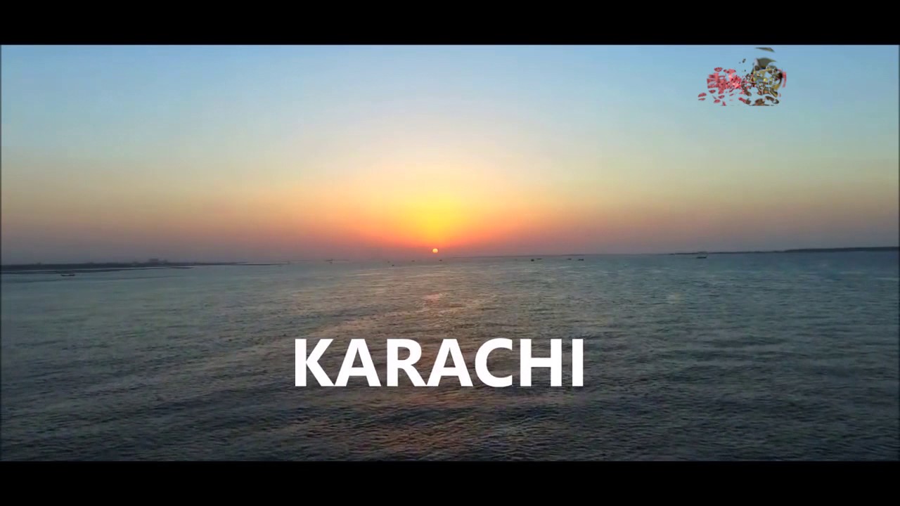 Sun Set in Karachi River hd Video - YouTube