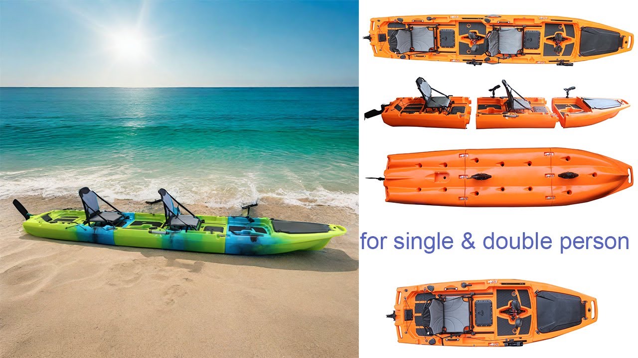 How to disassemble modular Kayak - YouTube