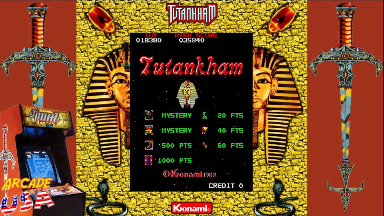 Tutankham! (Arcade - Konami) - YouTube