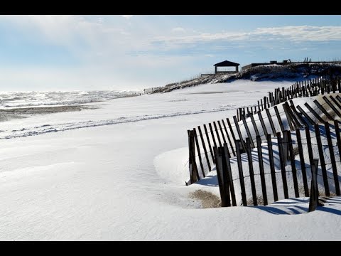 January 18, 2018 Snow Event in Kill Devil Hills - Road Conditions - YouTube