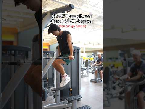 Tricep Dips vs. Chest Dips