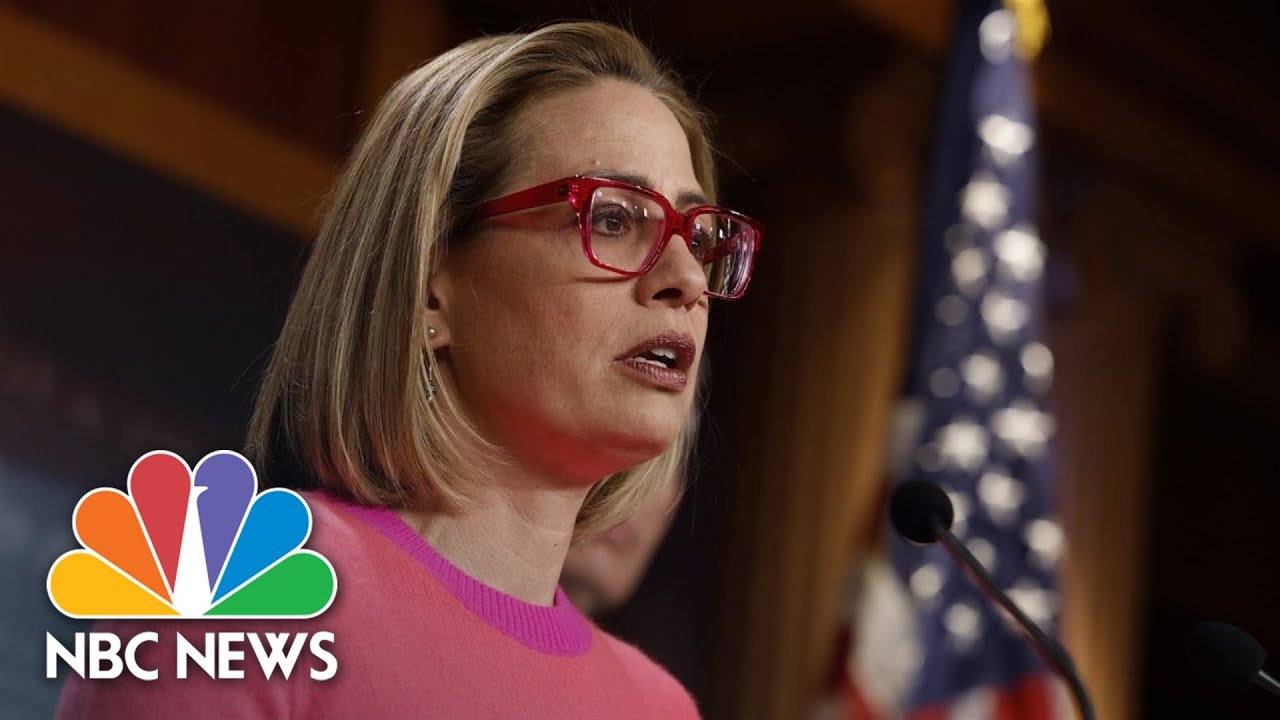 Kyrsten Sinema Says Shes Leaving The Democratic Party Youtube