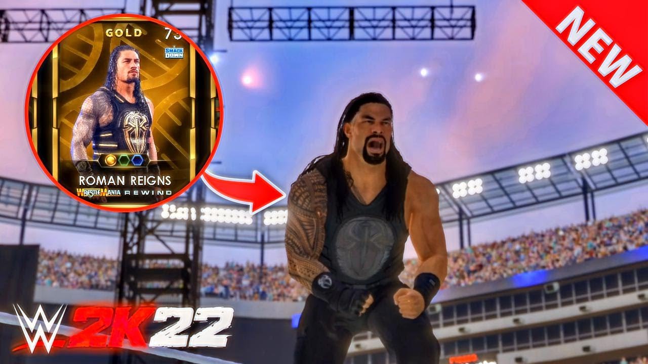 HOW TO PLAY AS ROMAN REIGNS '15 IN WWE 2K22 - YouTube