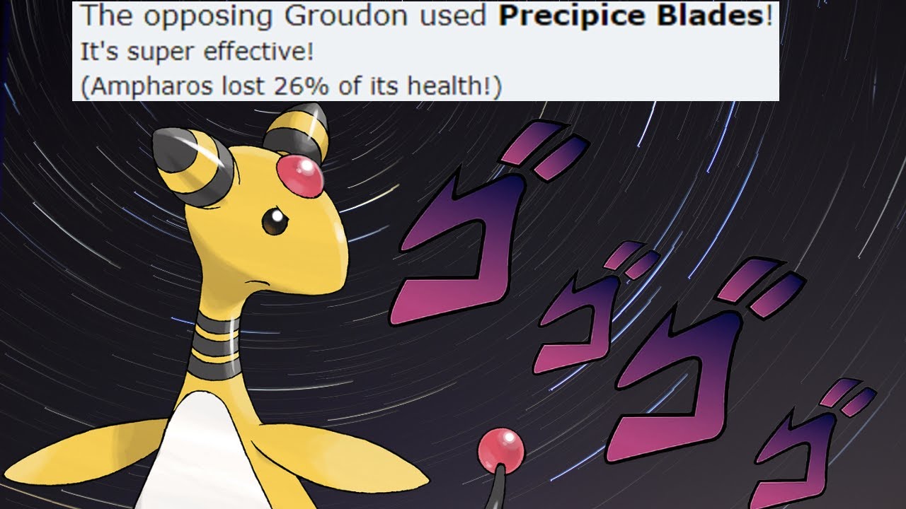 Cotton Guard Ampharos = TOTAL DESTRUCTION FOR GROUDON - Ampharos Sweep ...