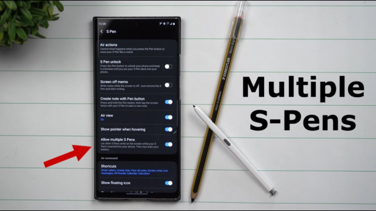 Allow Multiple S Pens - A Word Of Caution - YouTube