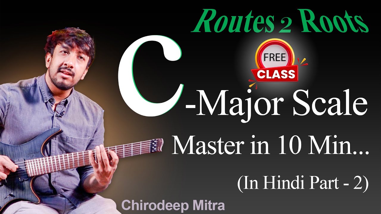 How to Play Open C Major Scale on Guitar | How to play C Major & C ...