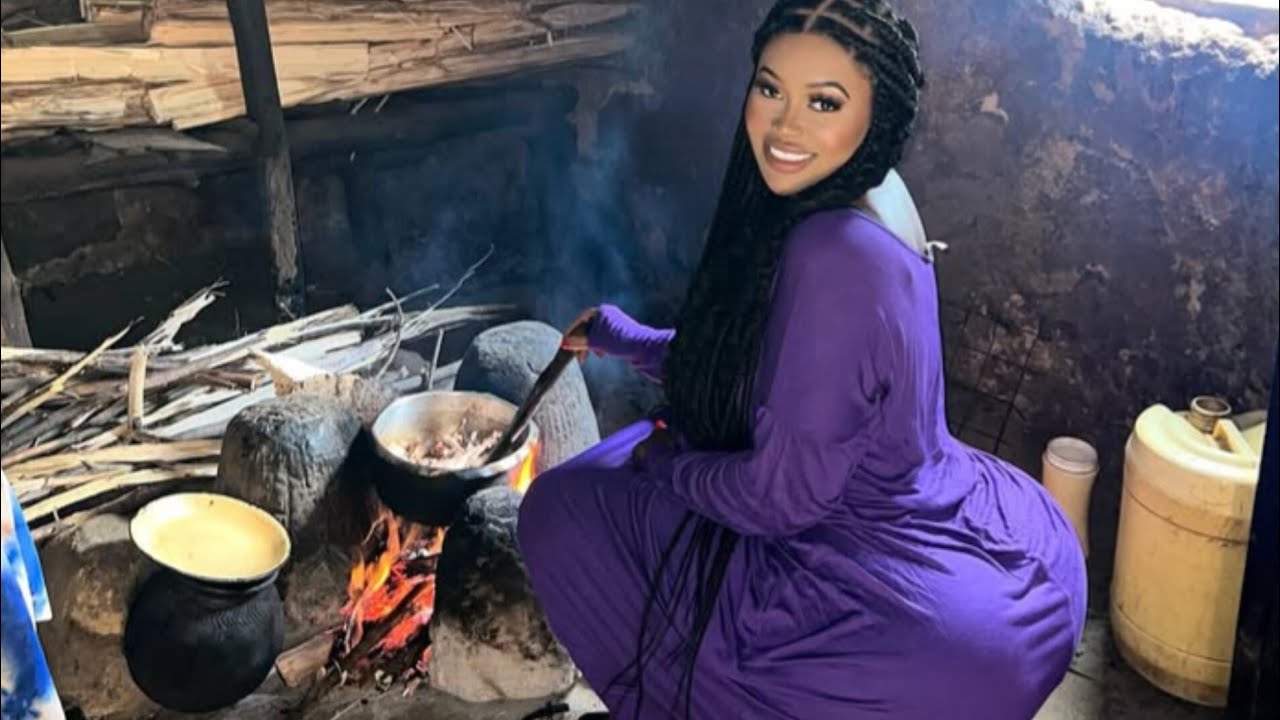 The Secret Ingredients of African Village Cuisine, Cooking Over Open ...