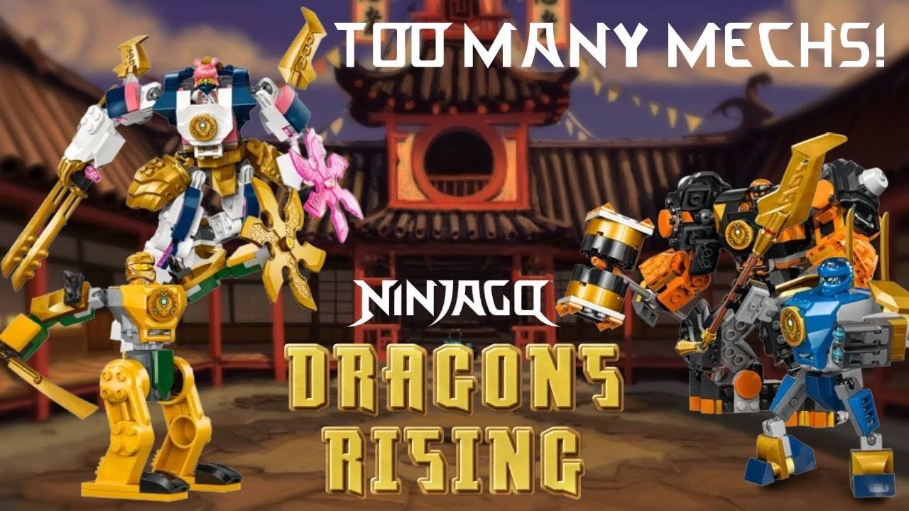 Ninjago dragon rising s2 sets mechs, mechs, and mech - YouTube